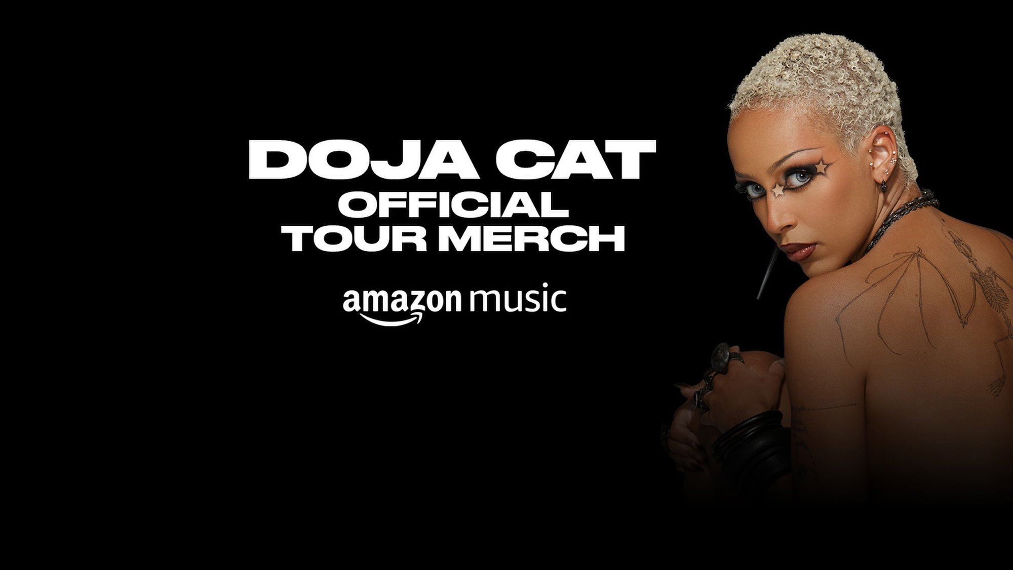 Shop exclusive Doja Cat “Scarlet Tour” merch on Amazon now